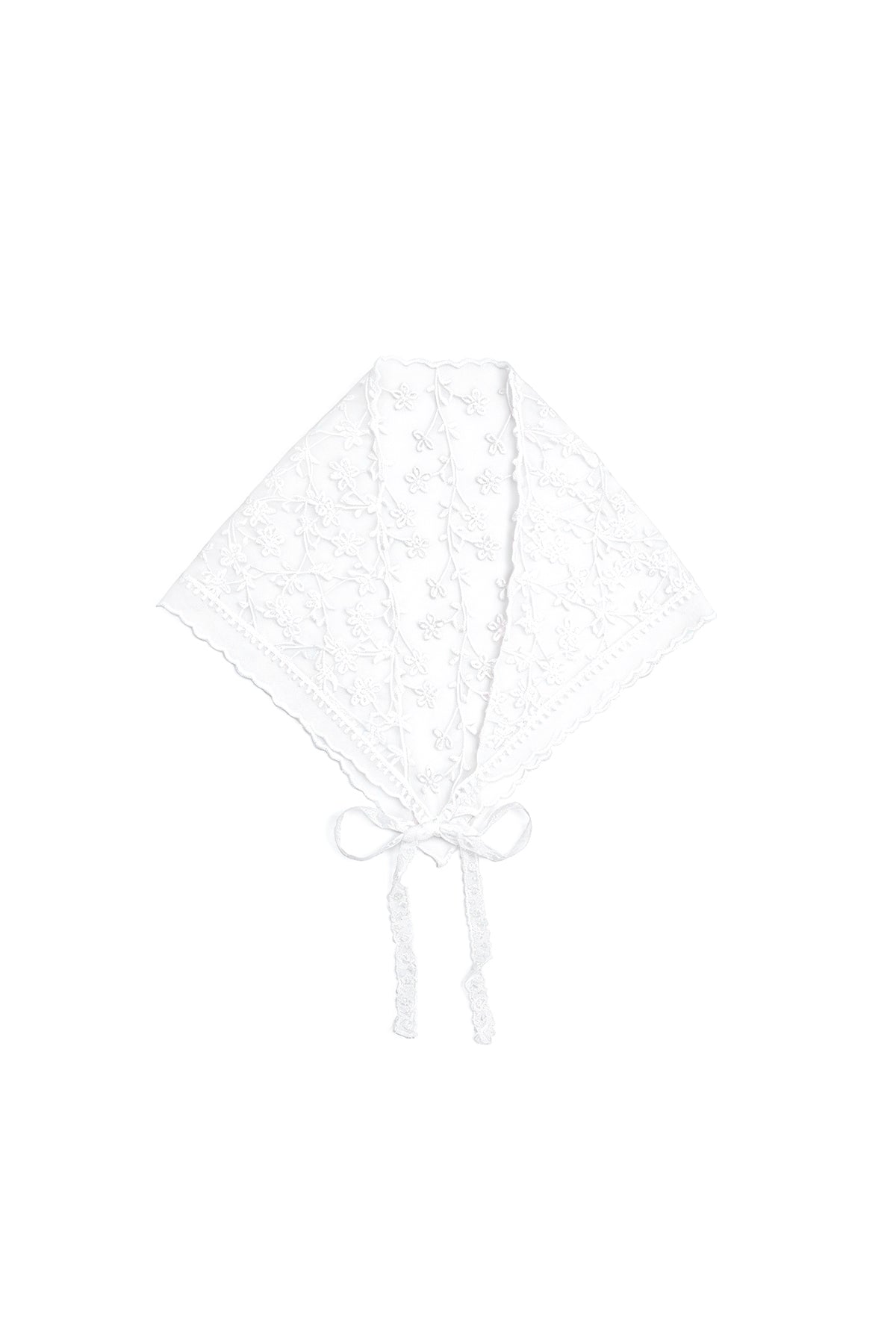 "Lace" white neckcloth – Meet Me There
