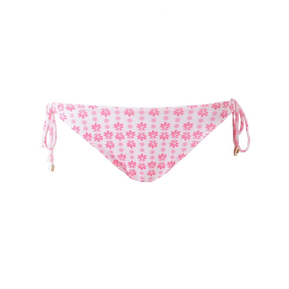 Binde-Bikinihose „Sunkissed“ in Rosa – Meet Me There