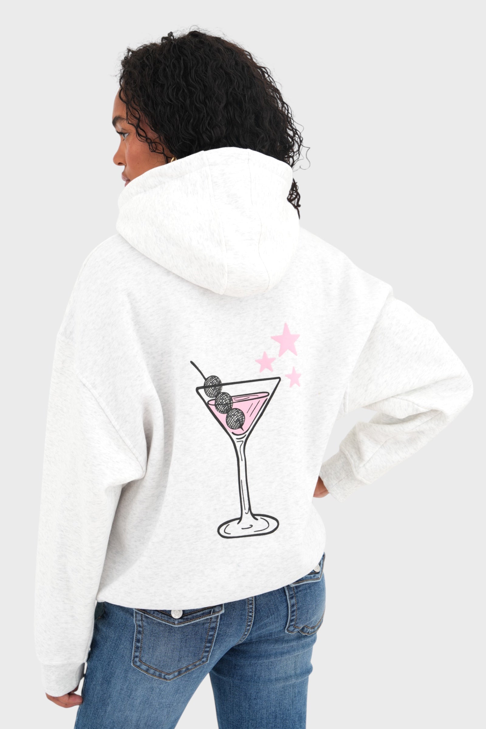 "Cocktail" hoodie grey – Meet Me There
