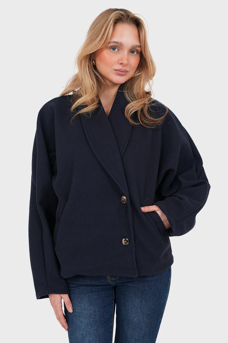 "Anna" jacka marinblå – Meet Me There