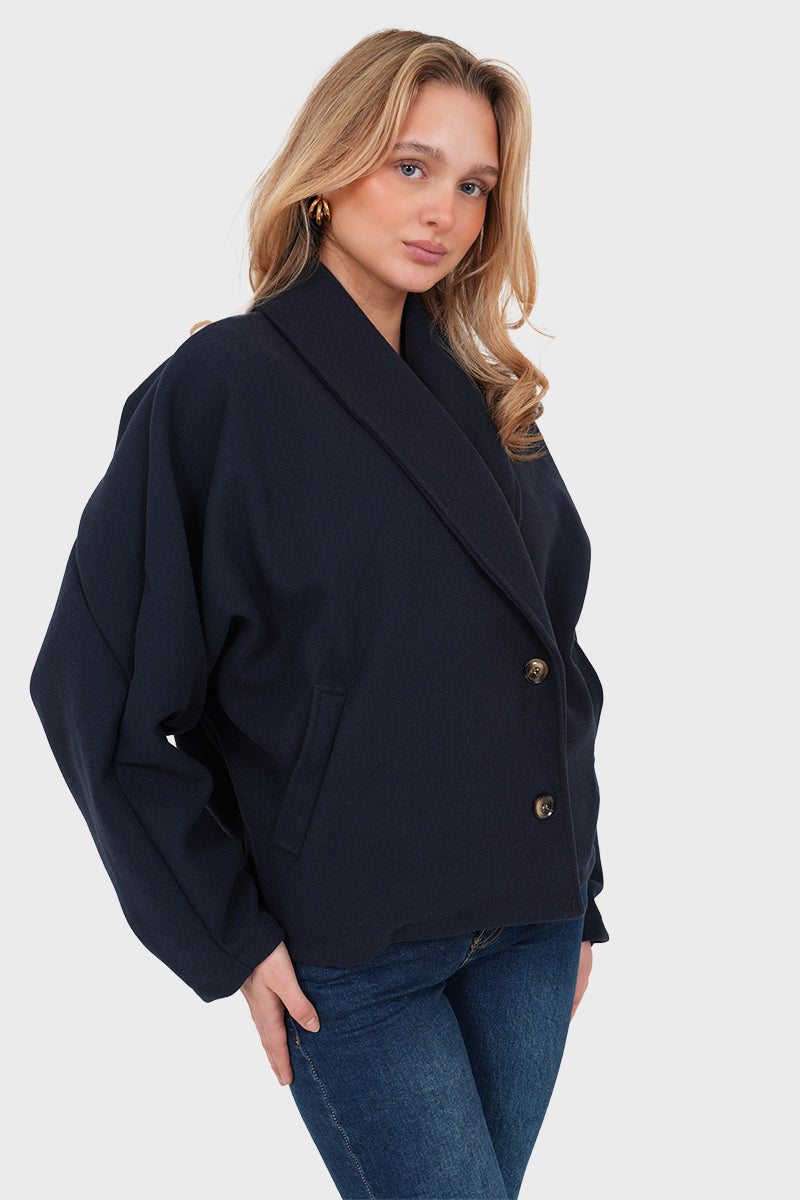 "Anna" jacka marinblå – Meet Me There